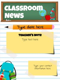 Classroom News Wixie